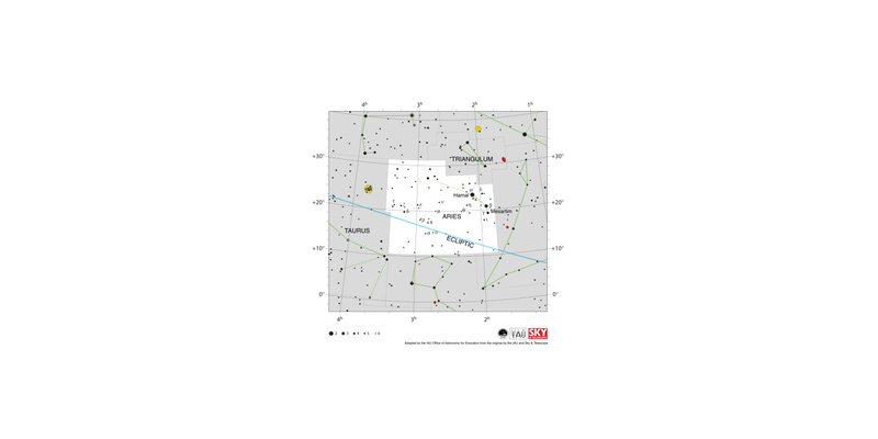 Aries Constellation Map
