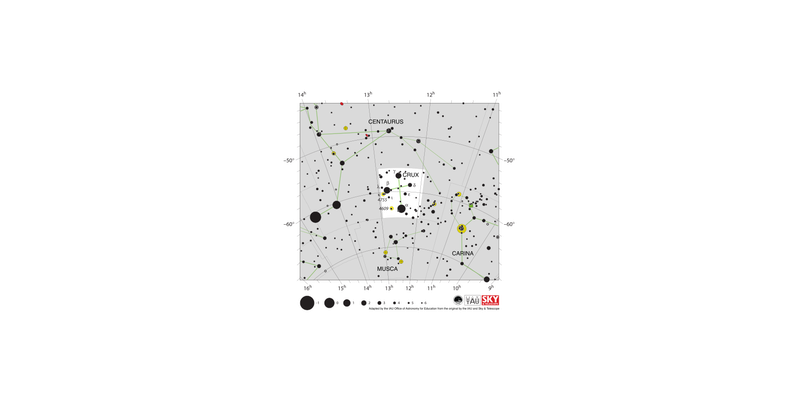 Crux Constellation Map