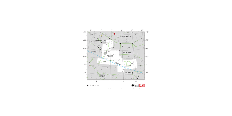 Pisces Constellation Map